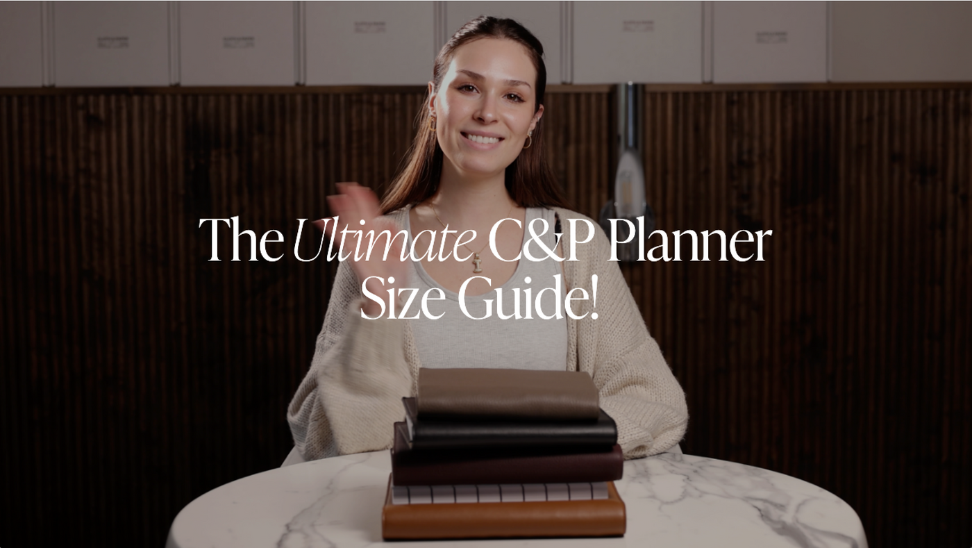 C&P Planner Size Guide
