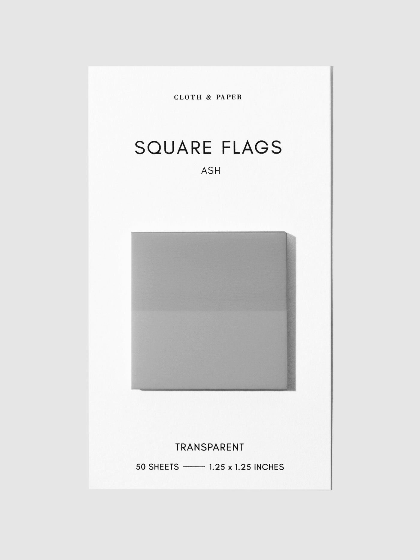 Square Transparent Page Flags for Books and Planner Calendars