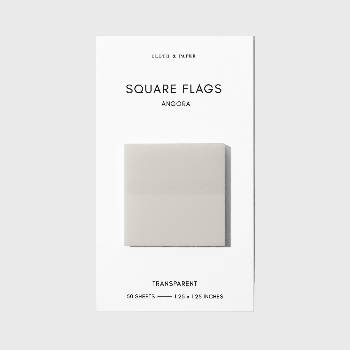 Square Transparent Page Flags | Cloth & Paper – CLOTH & PAPER