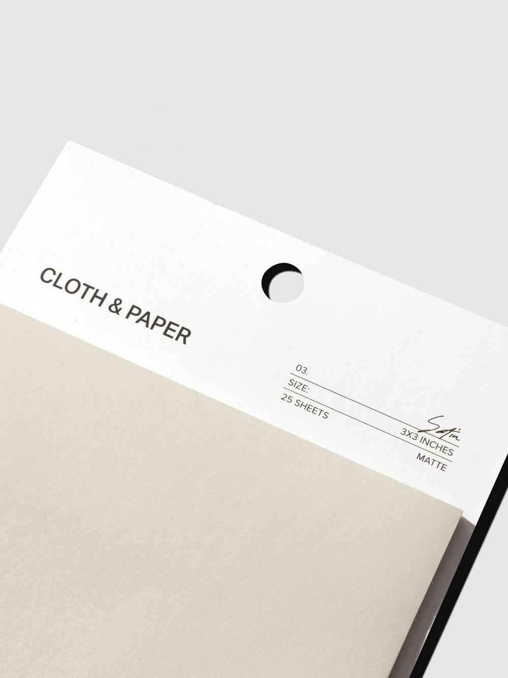 Sticky Note Swatches | Cloth & Paper