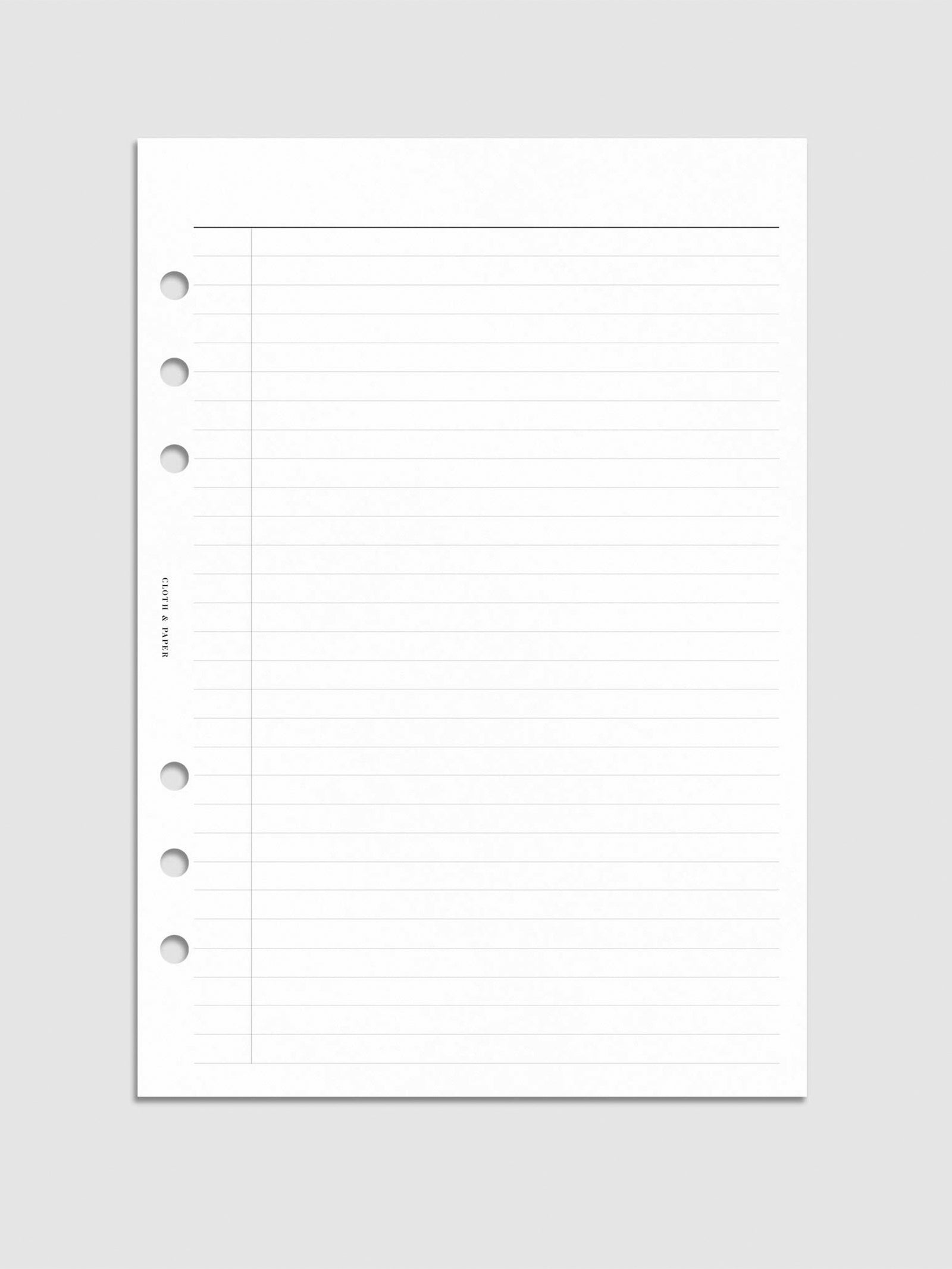 Task Planner Inserts | Cloth & Paper