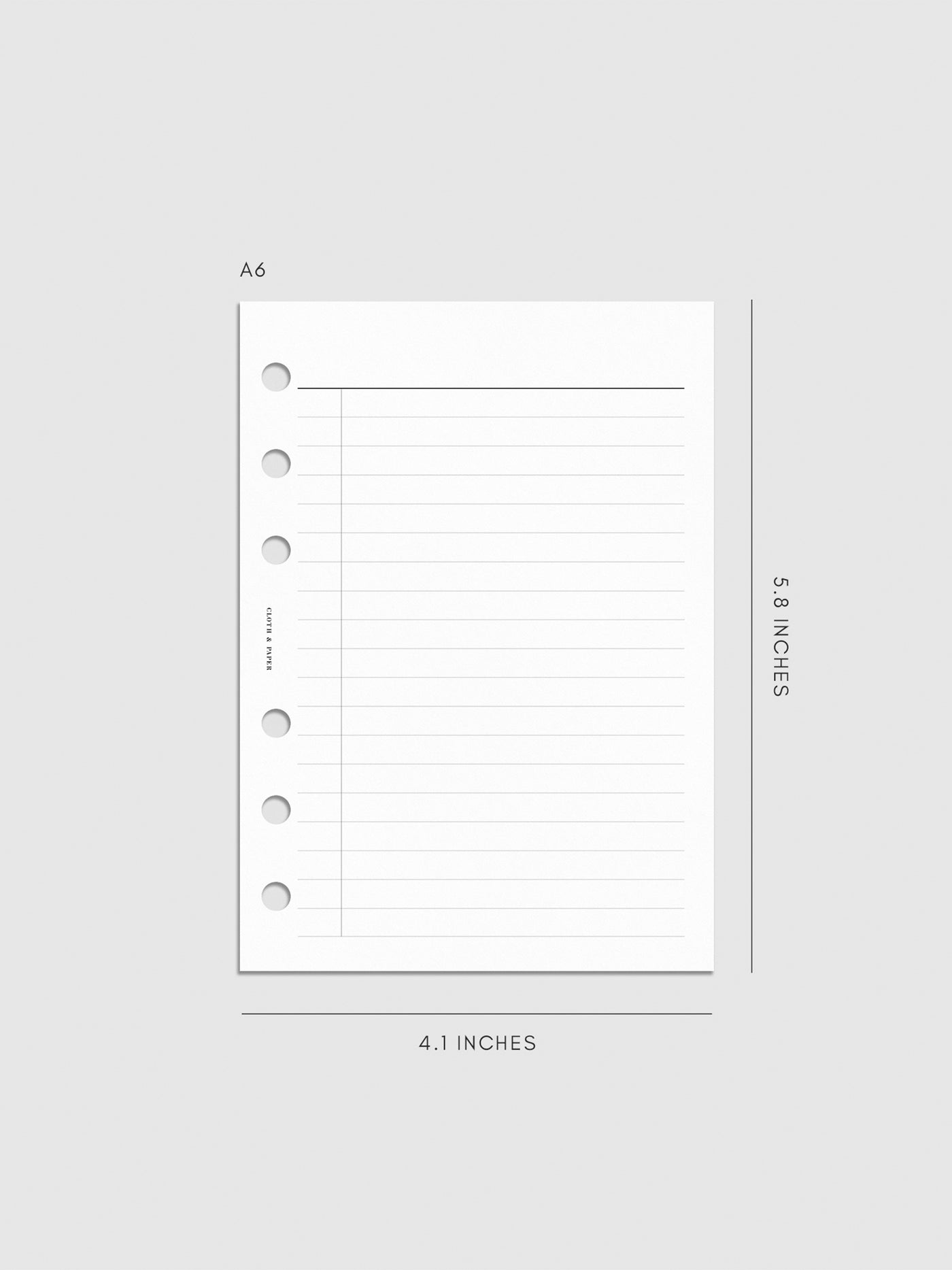 Task Planner Inserts | Cloth & Paper