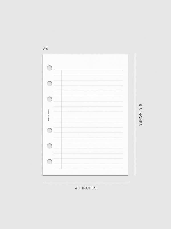Task Planner Inserts | Cloth & Paper