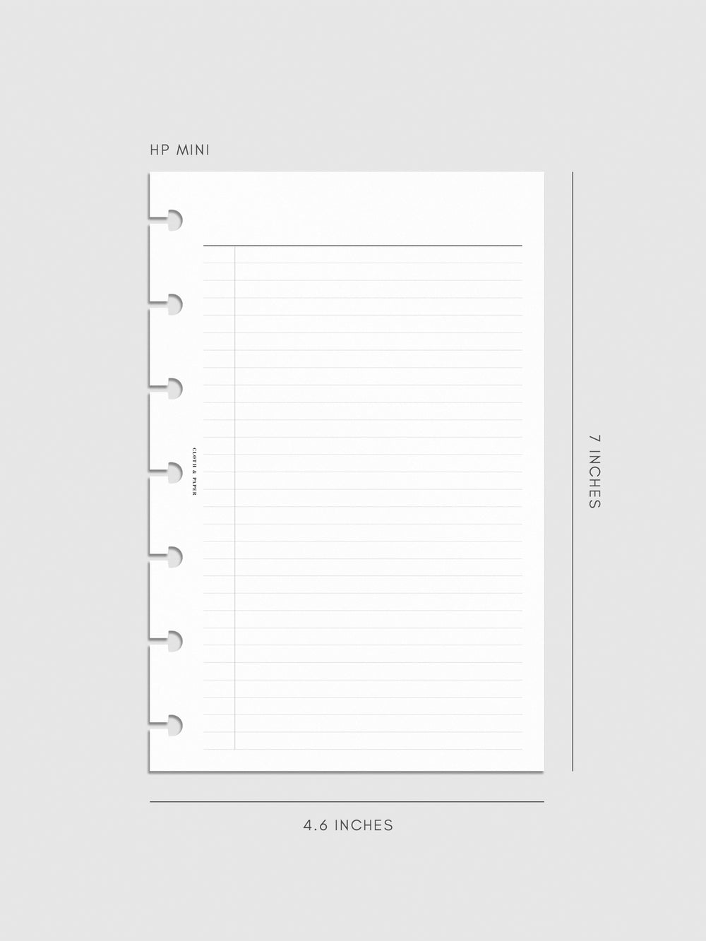 Task Planner Inserts | Cloth & Paper