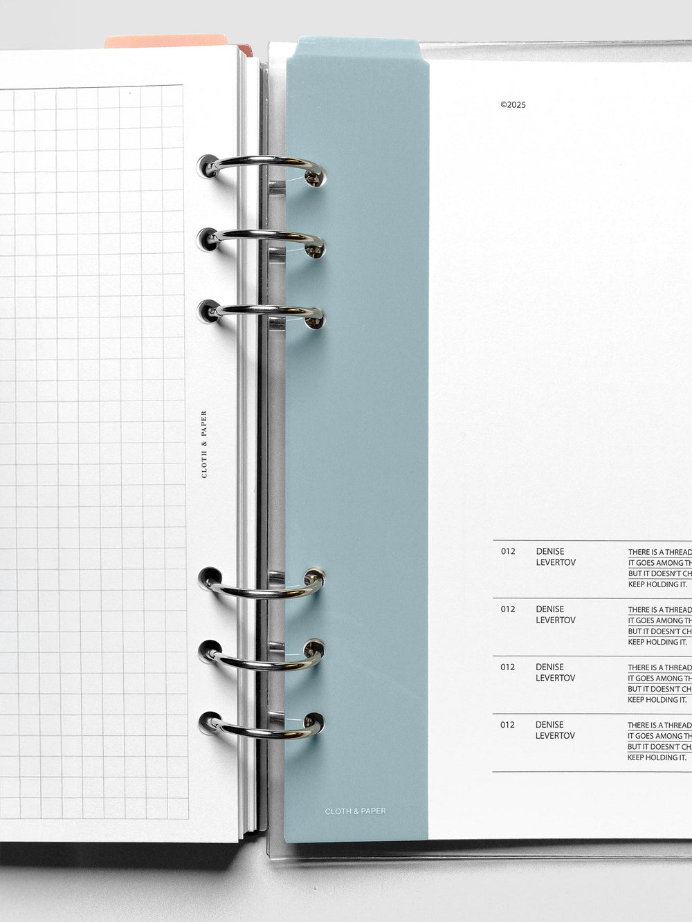 Narrow Page Marker Set | Top Tab Dividers | Planner Accessories