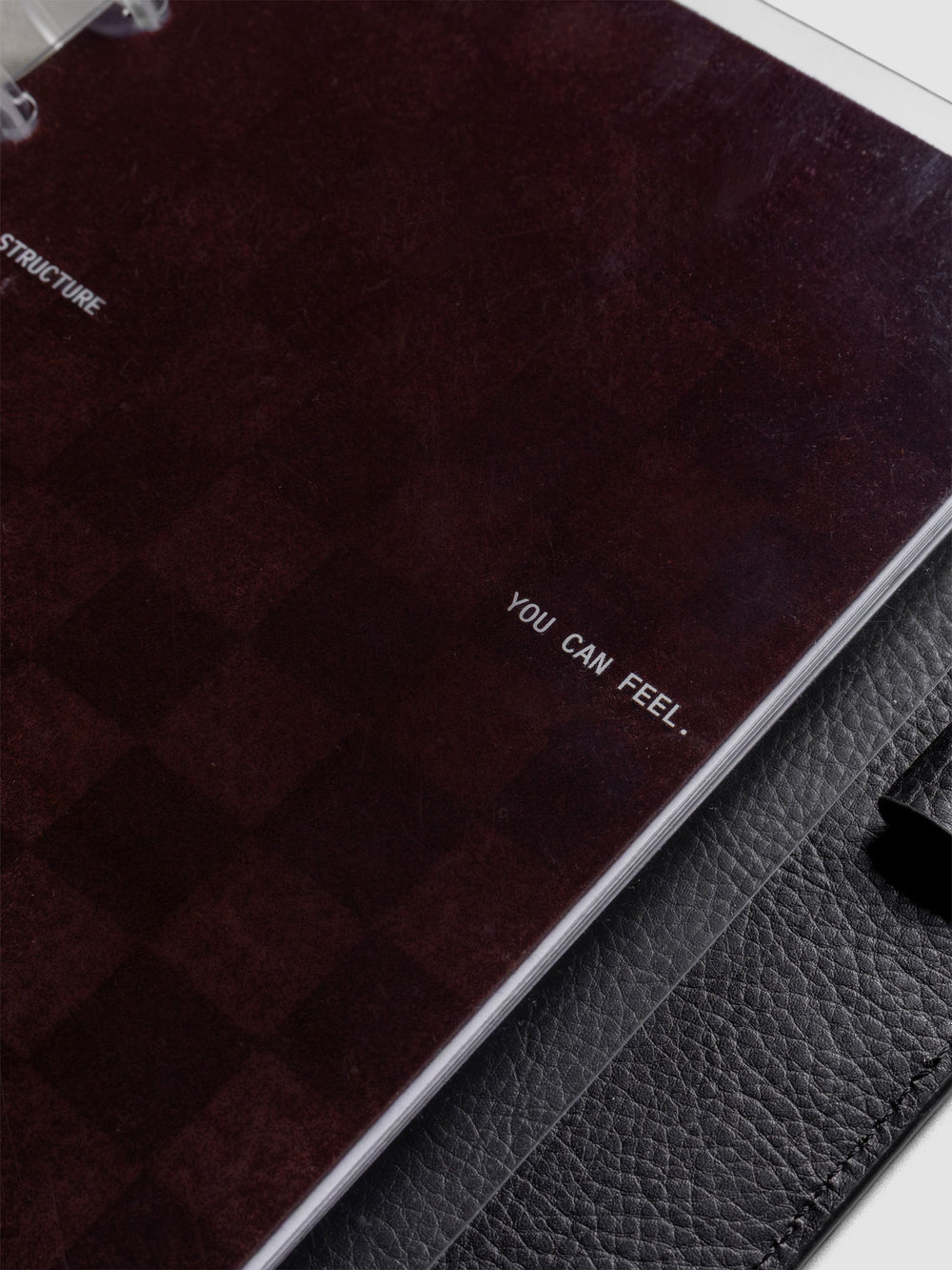 Checkered Velvet Planner Cover + Dashboard Set | Cloth & Paper