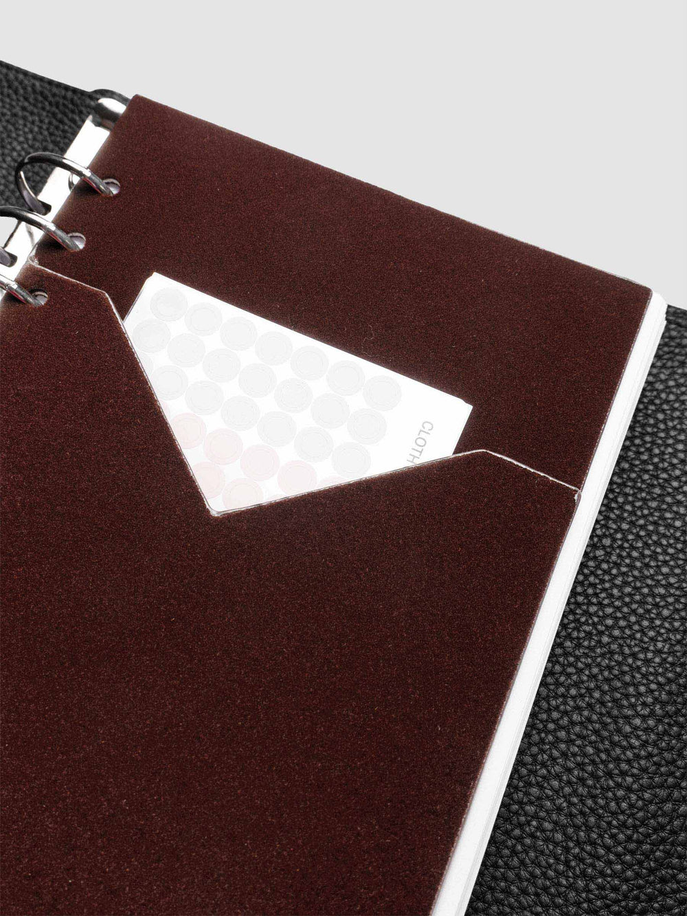 Velvet Pocket Folder | Planner Insert Organizer | Cloth & Paper
