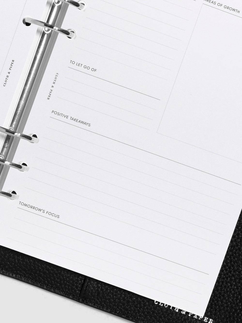 Thought Reframing Planner Inserts | Cloth & Paper