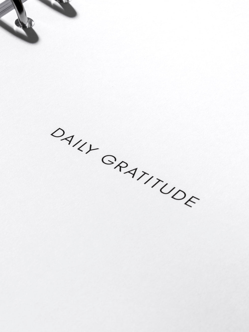 Daily Gratitude Planner Inserts | Thought Reframing | Cloth & Paper