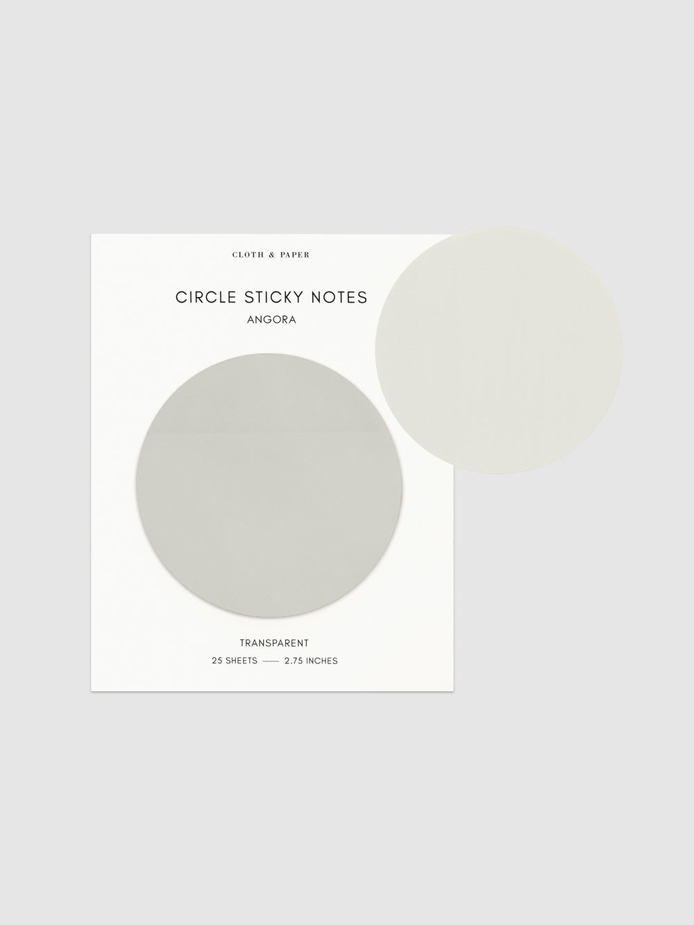 Transparent Circle Sticky Notes | Cloth & Paper