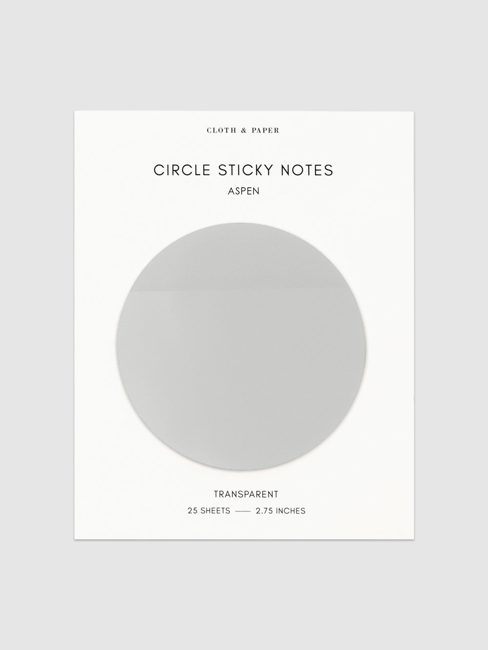 Transparent Circle Sticky Notes for Layering and Planning