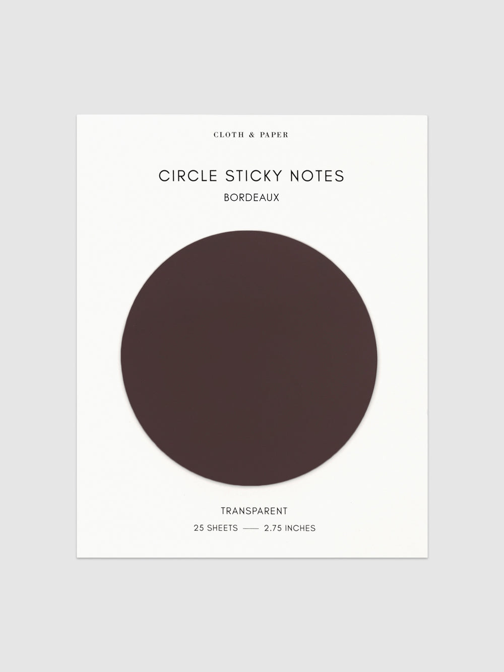 Transparent Circle Sticky Notes for Layering and Planning