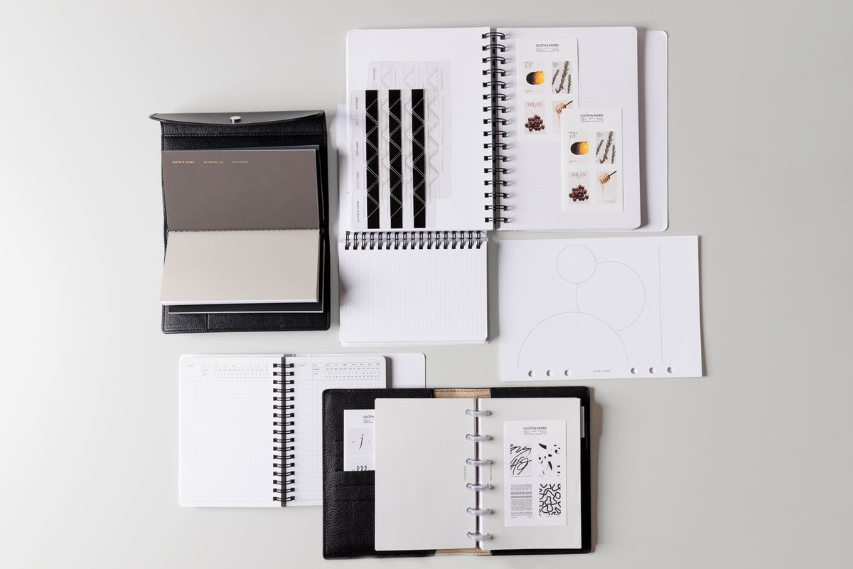 CLOTH & PAPER - LUXURY AESTHETIC PLANNERS, DIVIDERS, & INSERTS