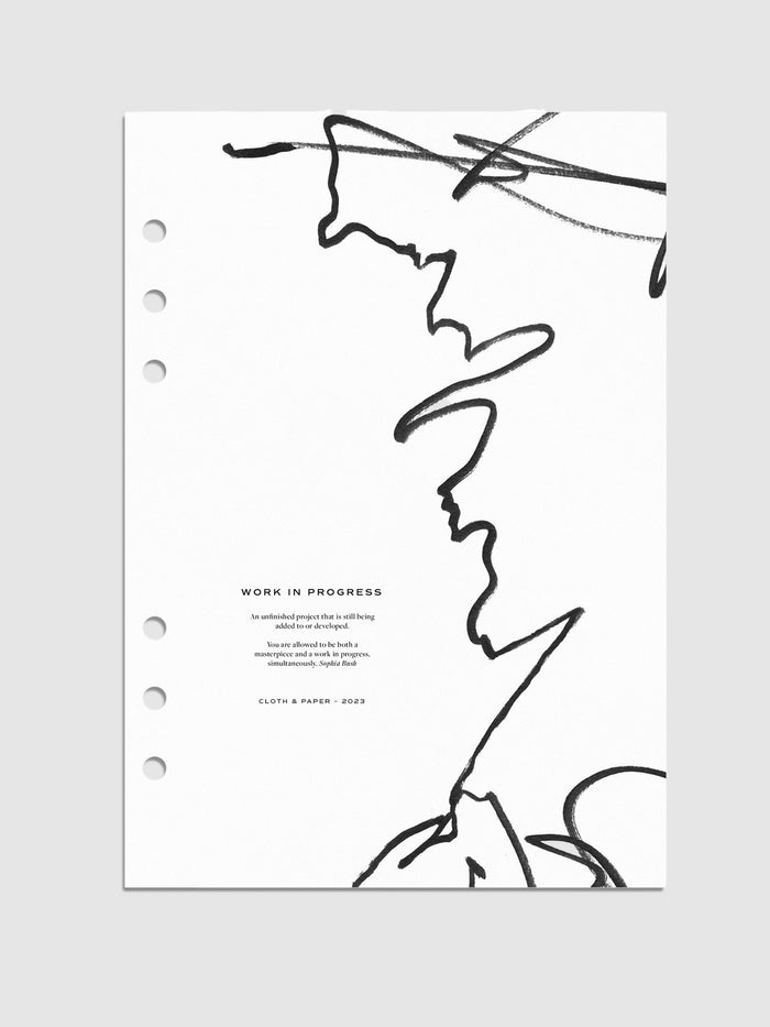 Work In Progress Planner Dashboard | Cloth & Paper