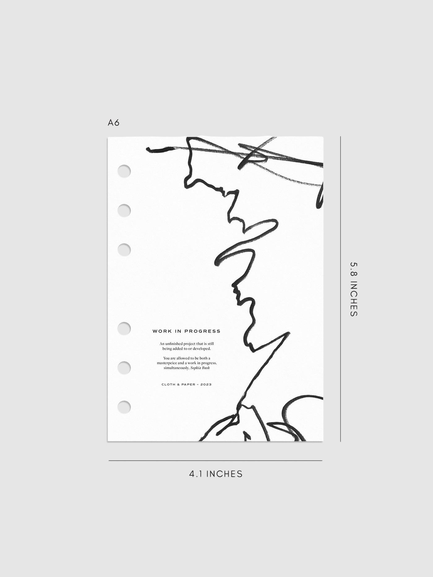 Work In Progress Planner Dashboard | Cloth & Paper