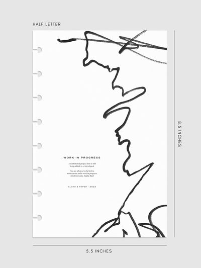 Work In Progress Planner Dashboard | Cloth & Paper