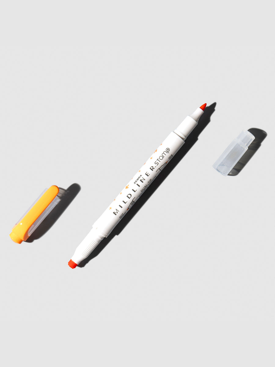 Zebra Mildliner Dual Tip Stamp Highlighter | Cloth & Paper – CLOTH & PAPER