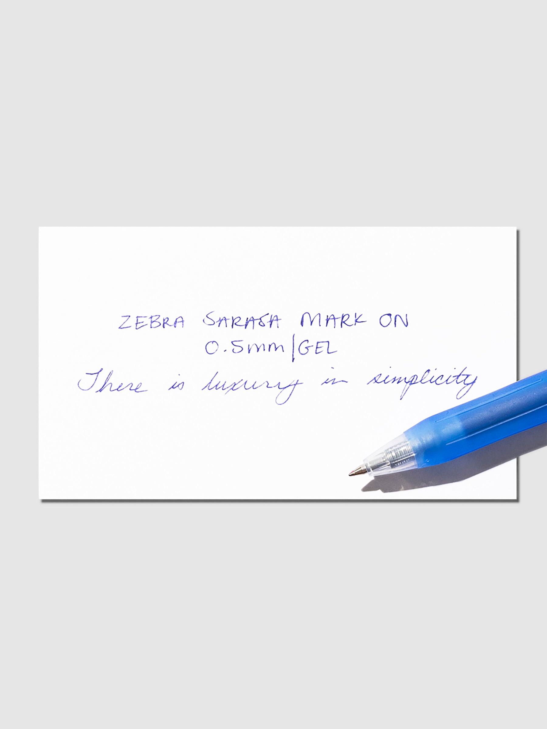 Zebra Sarasa Mark ON Pen | Highlighter-Safe Gel Pen with Quick-Dry Ink