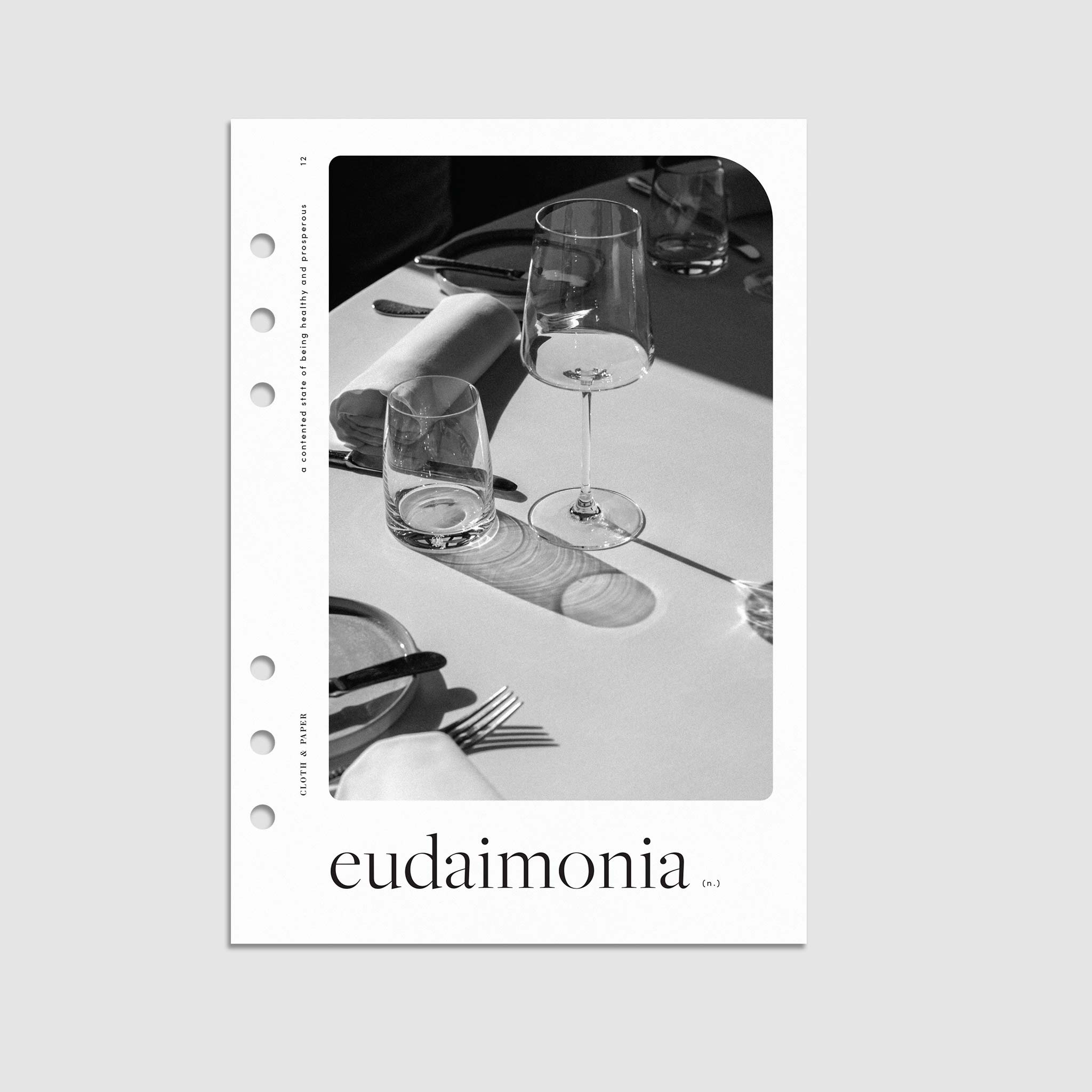 Eudaimonia Dashboard | Cloth & Paper – CLOTH & PAPER