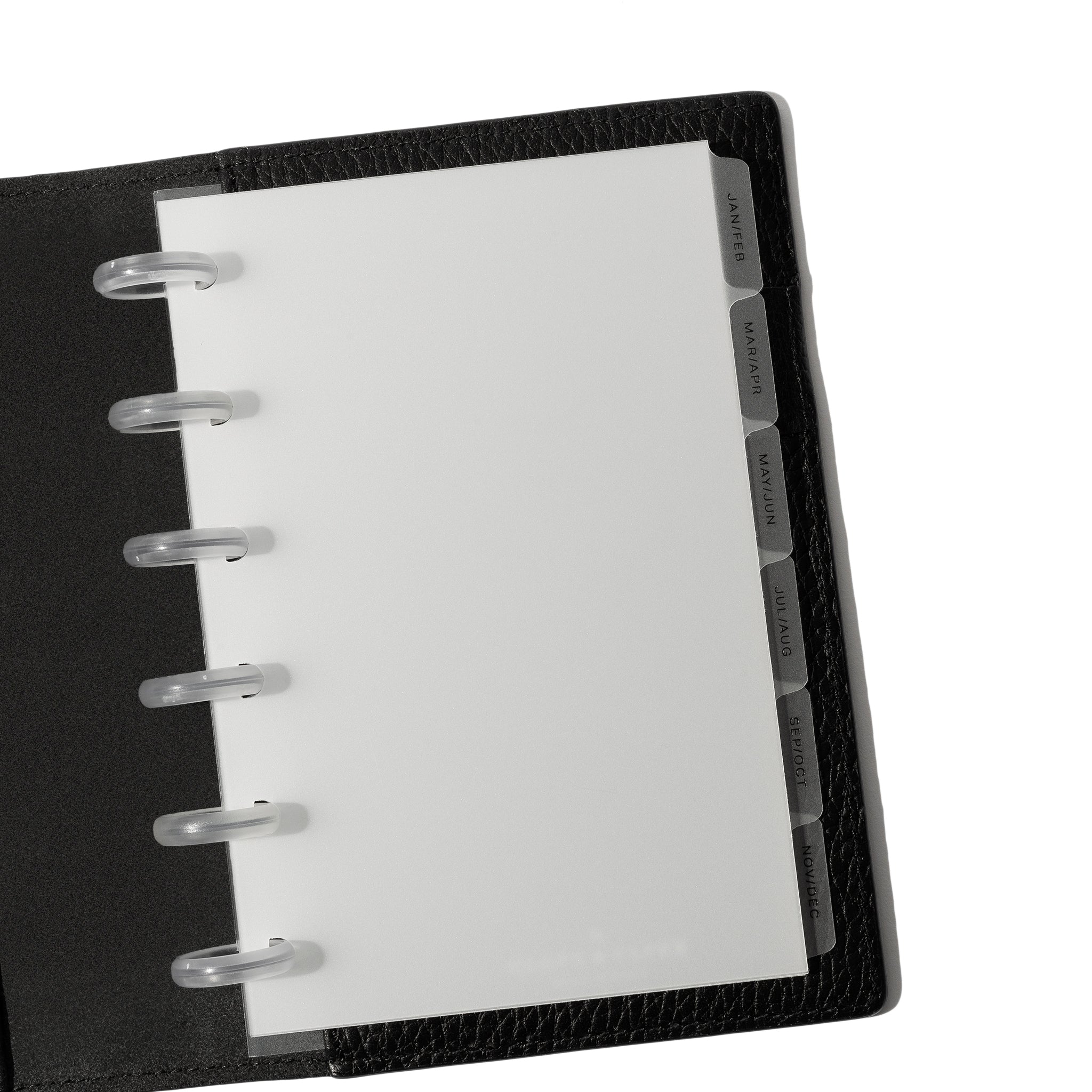 Monthly Side Tab Planner Dividers | Low Profile | Matte | Cloth & Paper ...