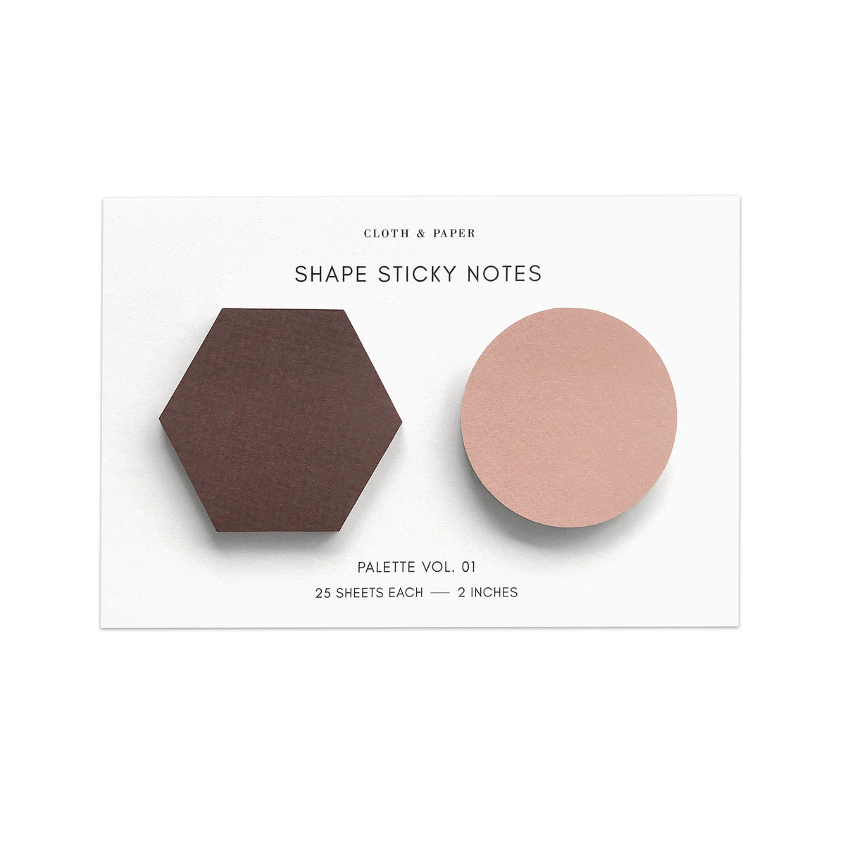 Shape Sticky Note Set | Cloth & Paper – CLOTH & PAPER