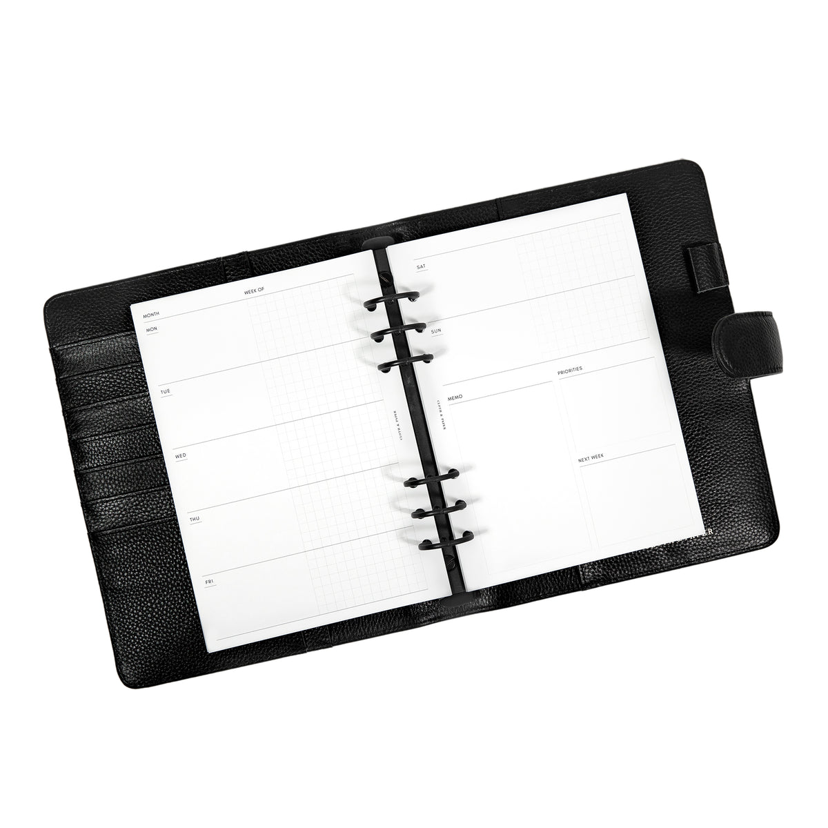 Undated Horizontal Weekly Inserts | Refreshed Layout | Cloth & Paper ...